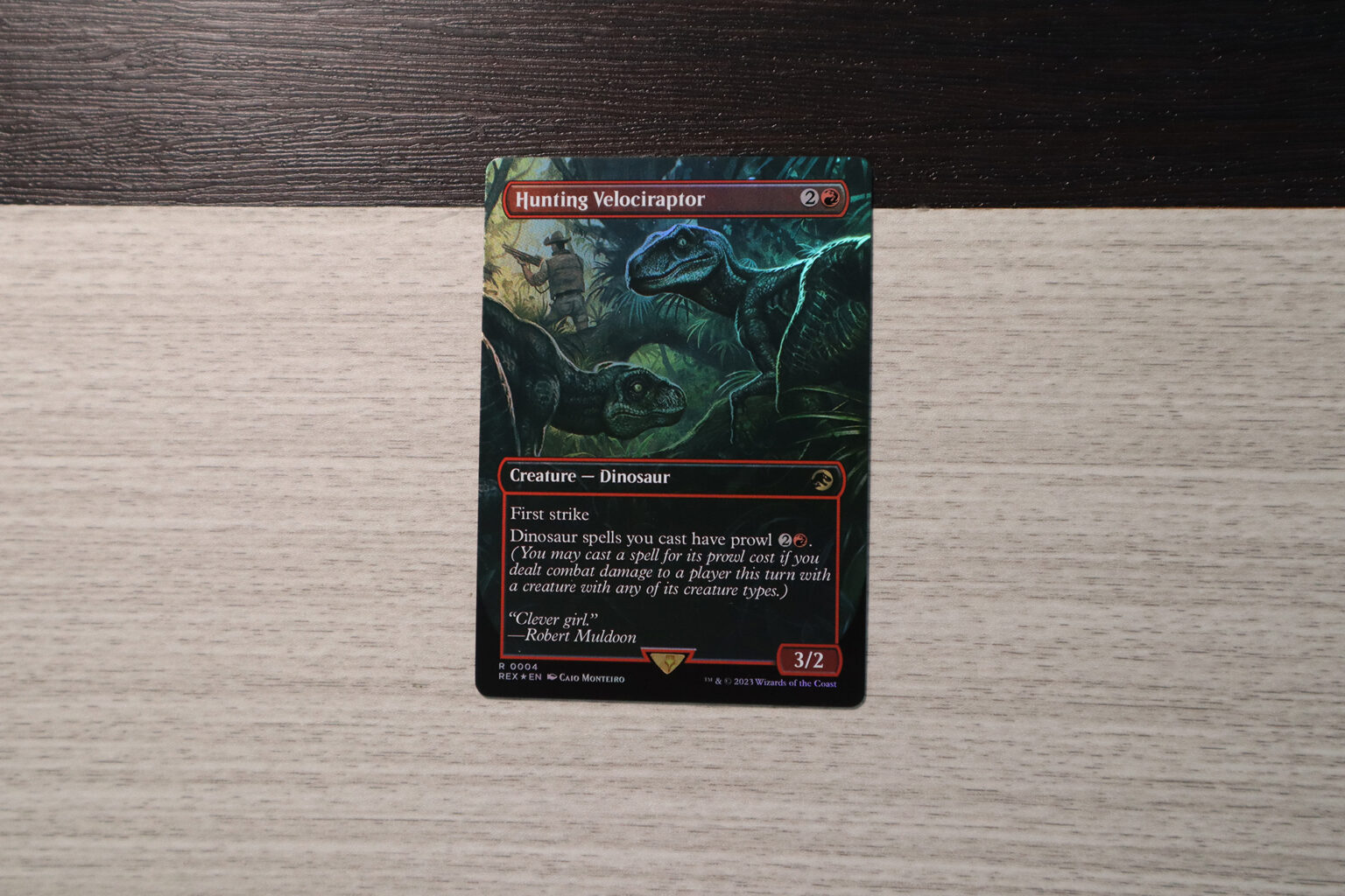 Hunting Velociraptor #4 Jurassic World Collection (REX) foil – MTG ...